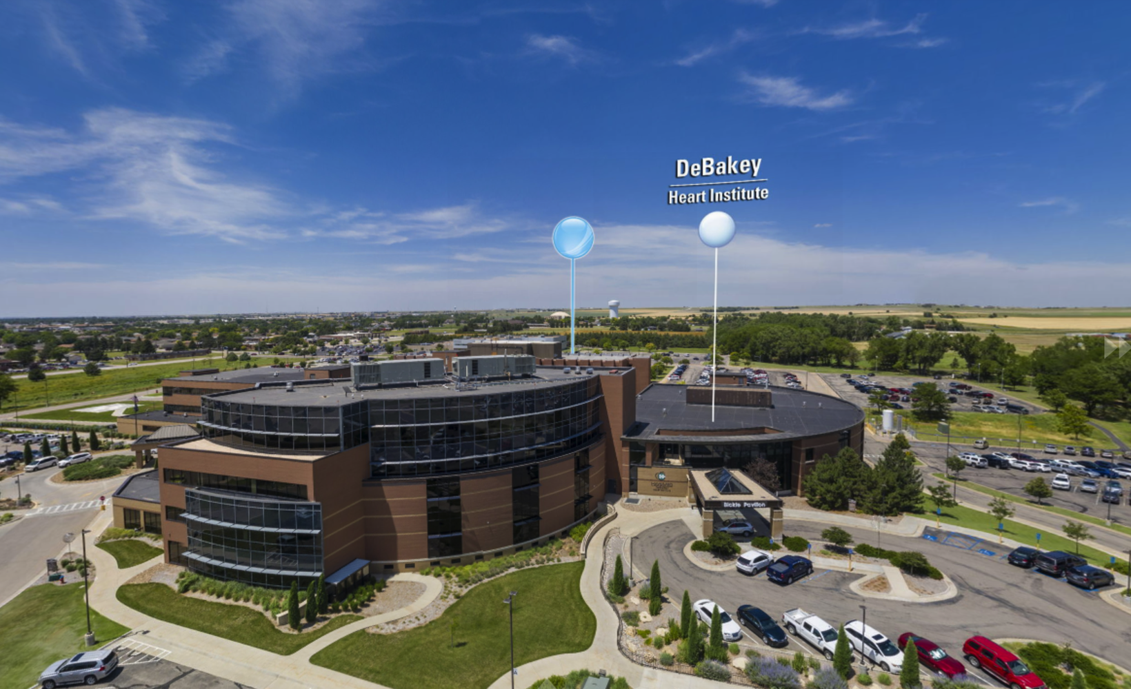 DeBakey Heart Institute - 360° Aerial View GoThirdrail.
