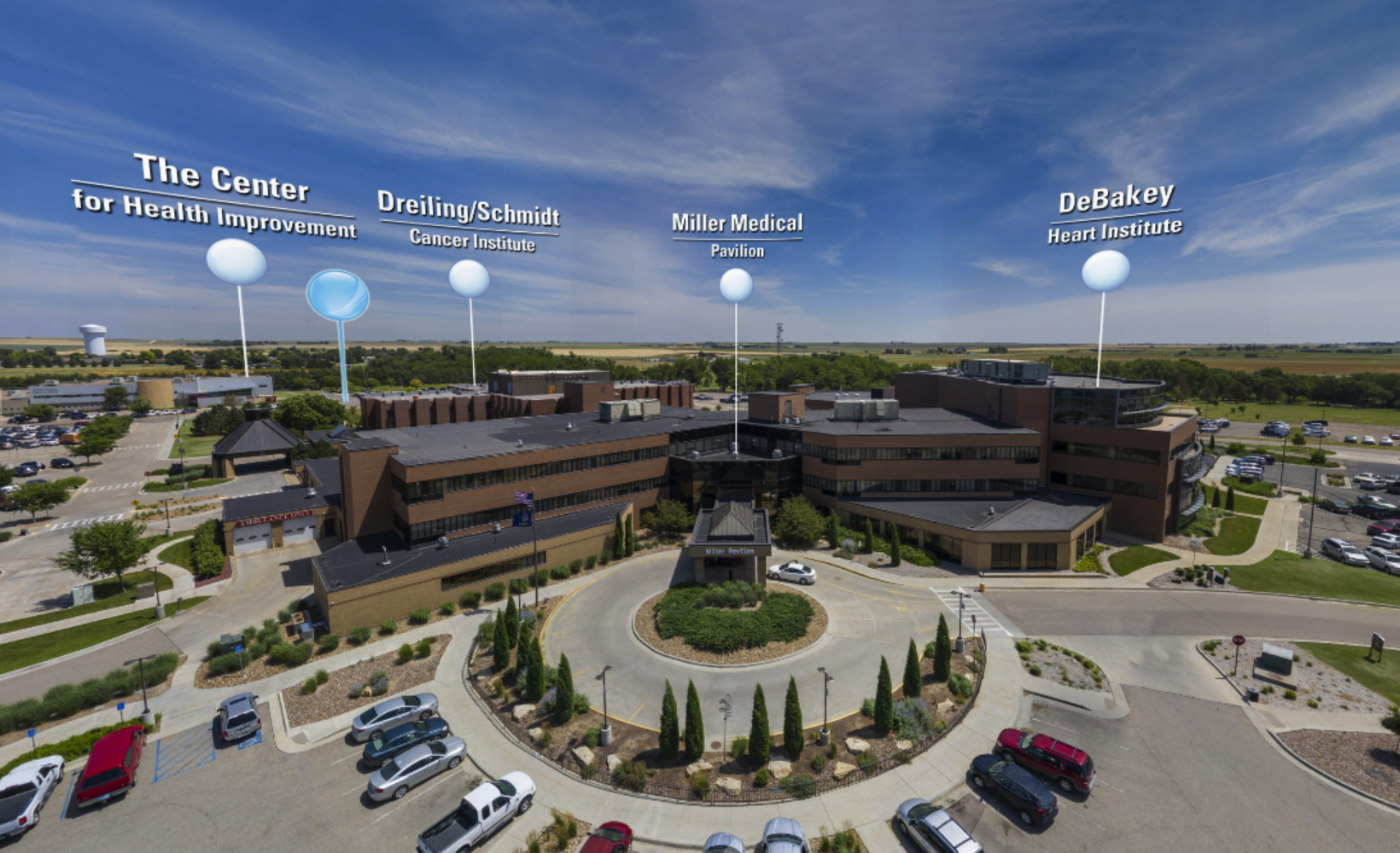 Miller Medical Pavilion - 360° Aerial View GoThirdrail.
